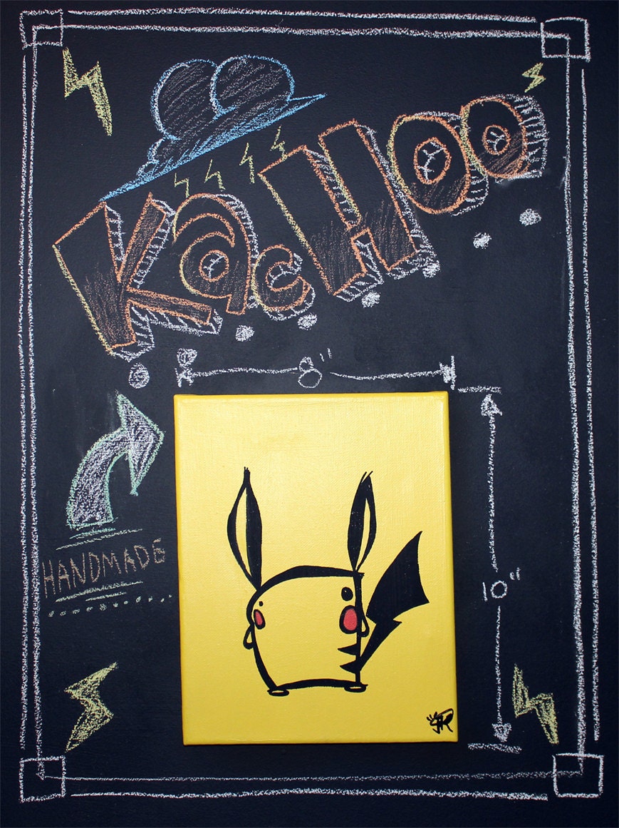 Derpemon Starter Set. Each is a Hand Painted 8 X - Etsy