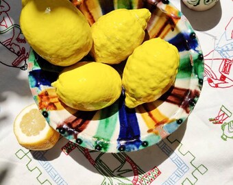 Lemon Ceramic Decor - Etsy