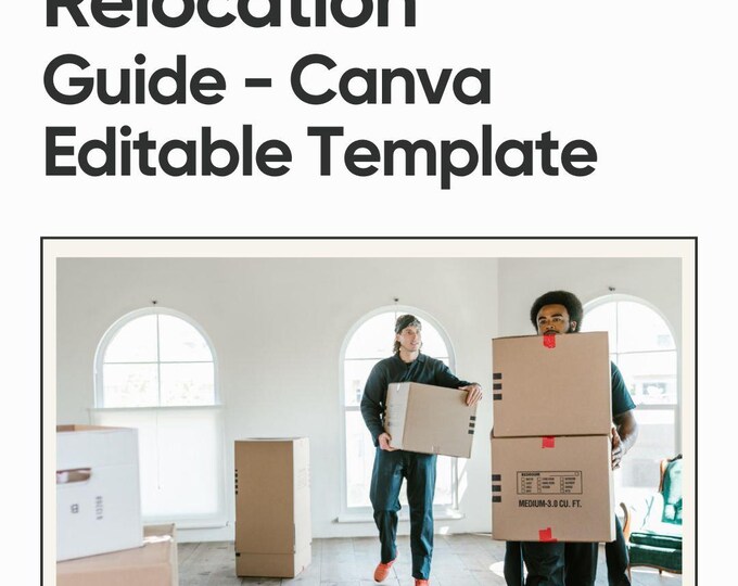 Relocation Guide Canva Editable Template - Etsy