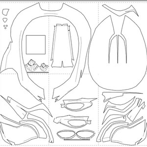 Predator Wolf BIO Mask A4 FOAM PDF Pepakura Template Digital File - Etsy