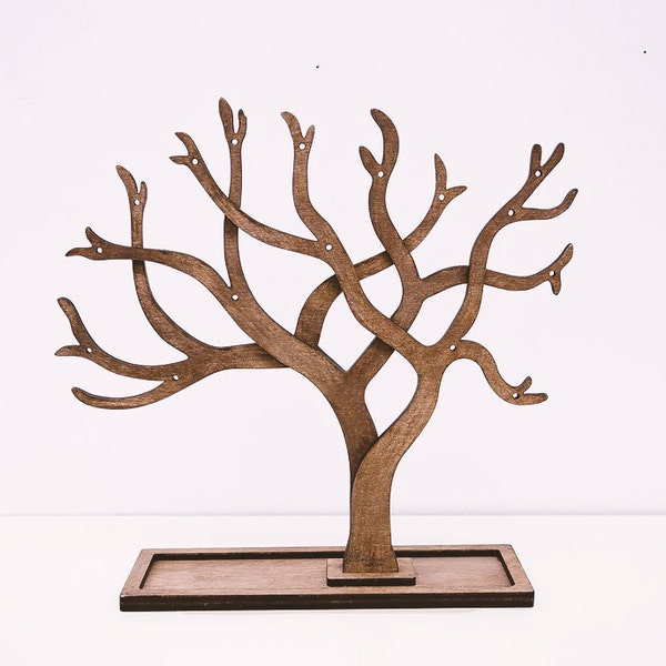 Wooden Tree Display - Etsy