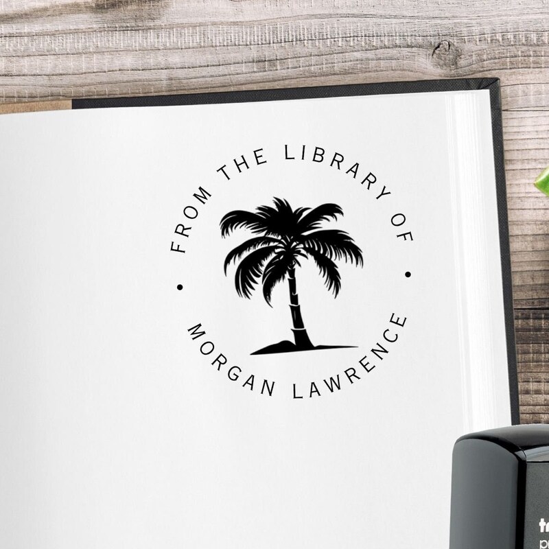 Palm Tree Stamp - Etsy