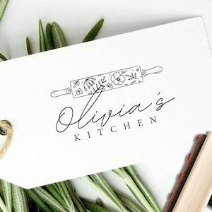 Personalized Kitchen Stamps, Custom Food Stamp, Bakery Packaging From ...