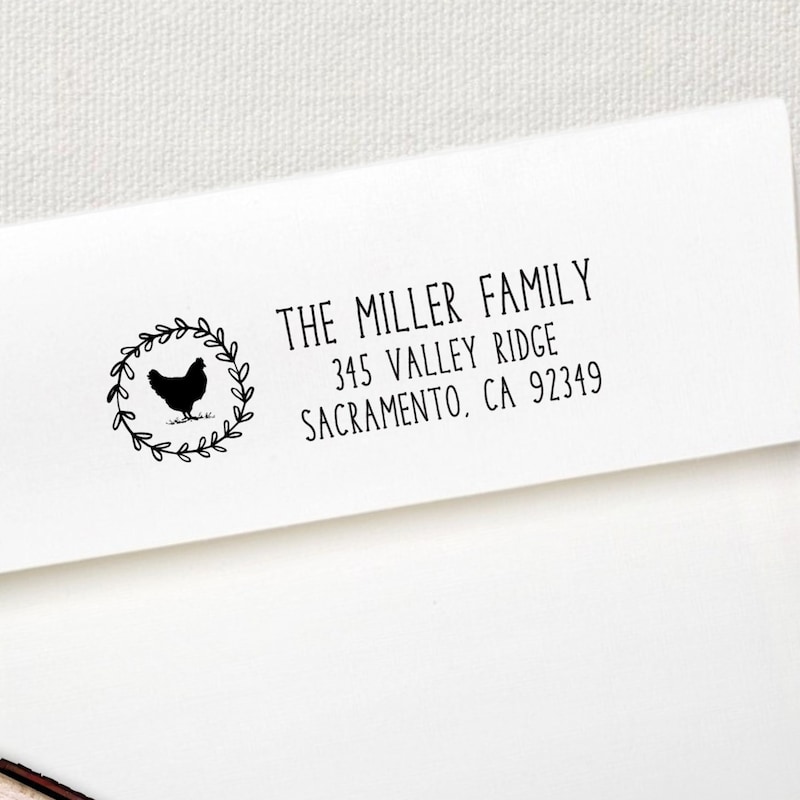 Custom Address Stamp - Etsy