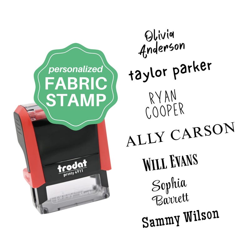 Custom Name Stamps - Etsy