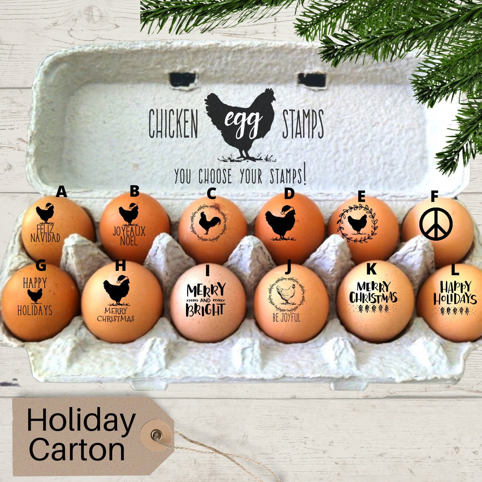 Chicken Egg Stamps for Chicken Owner , Funny Chicken Eggs Chicken Coop ...