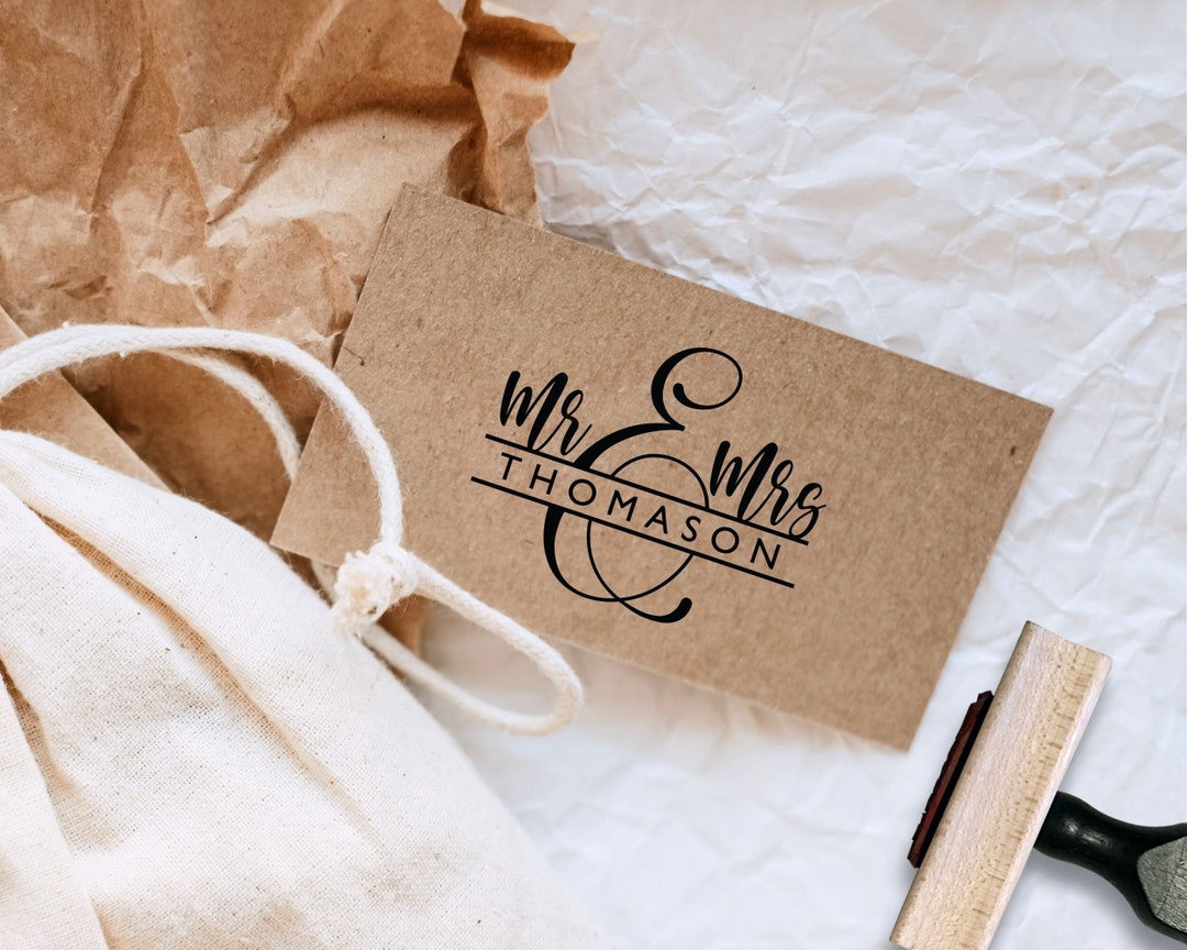 Wedding Stamper Custom Wedding Monogram Personalized Couple's Wedding ...