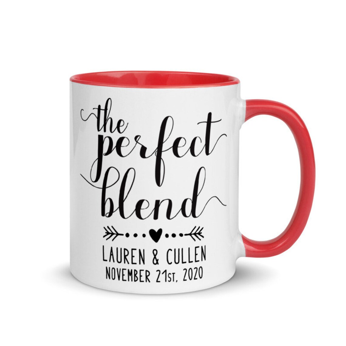 Personalized Coffee Mugs Wedding Mug Gifts Perfect Blend - Etsy