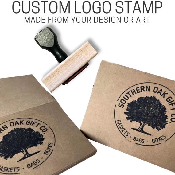 Custom Rubber Stamp, Logo Stamp, Custom Stamp, Small Business Stamp ...