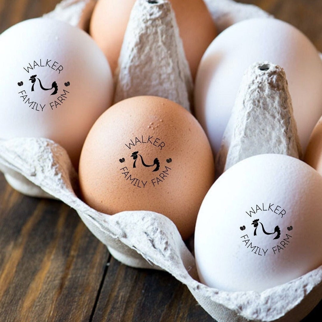Personalized Egg Stamps Custom Egg Stamper for Chicken Coop Eggs ...