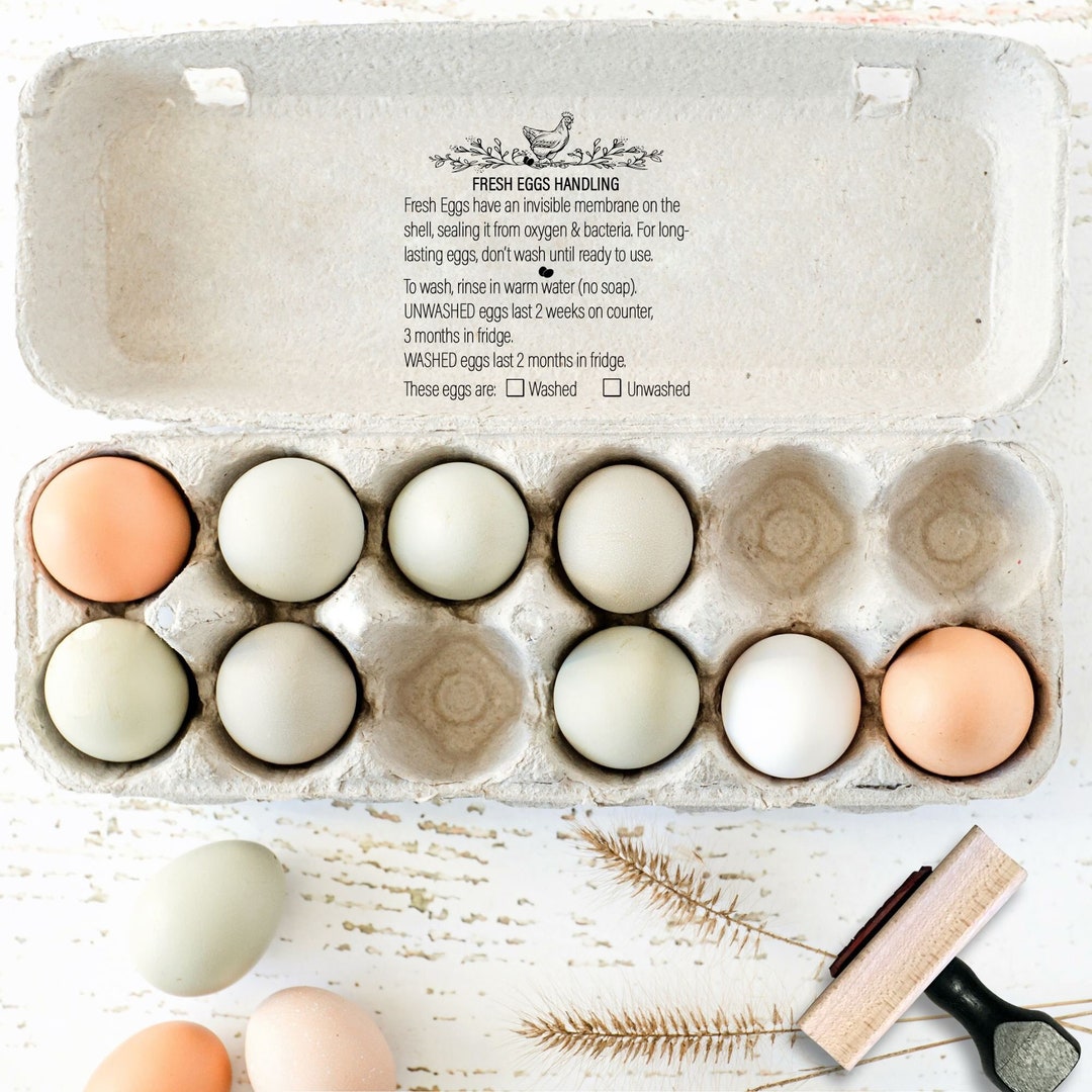 EGG HANDLING Stamp Egg Instructions Stamp Egg Carton Stamp, Safe Eggs ...