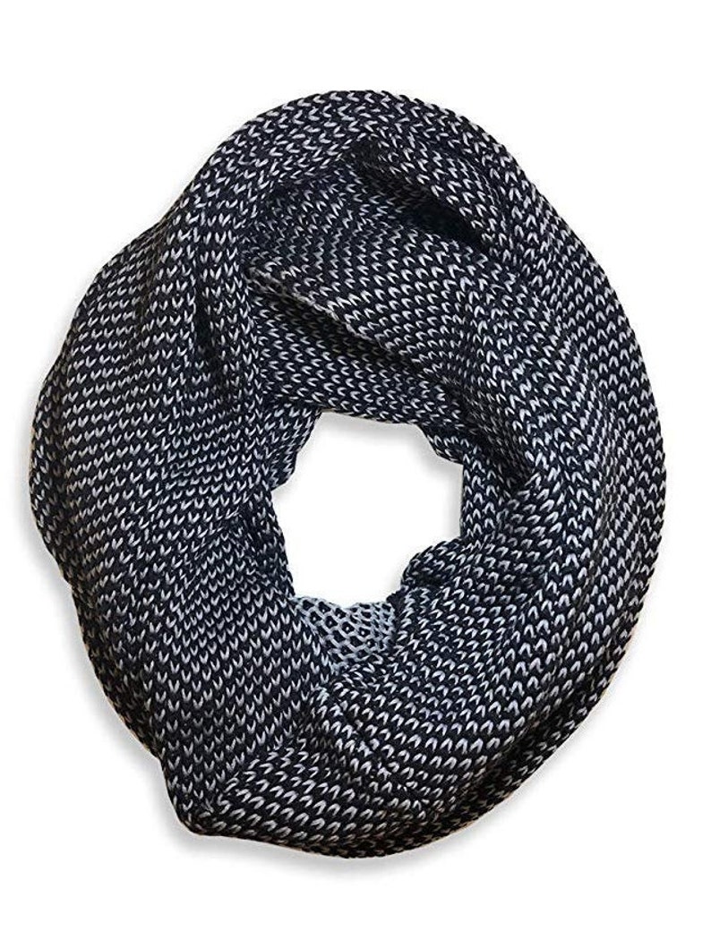 Men's Knit Infinity Scarf 8 Colors 100% Organic Cotton | Etsy