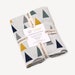 Triangles Jacquard Knit Baby Blanket (organic Cotton) - Etsy