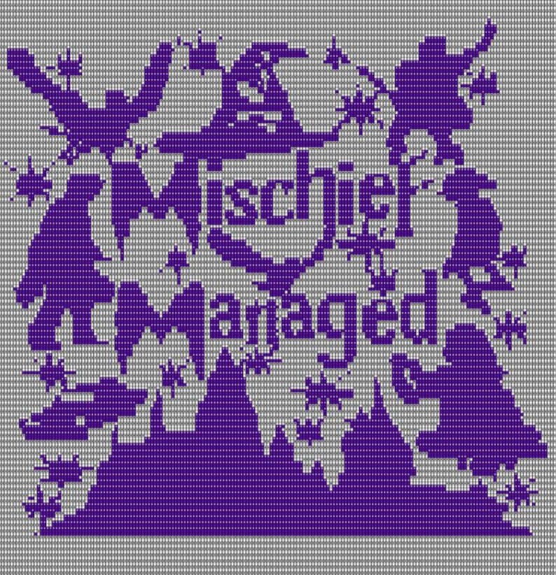 Mischief Managed Blanket(overlay Mosaic Crochet Pattern) - Etsy