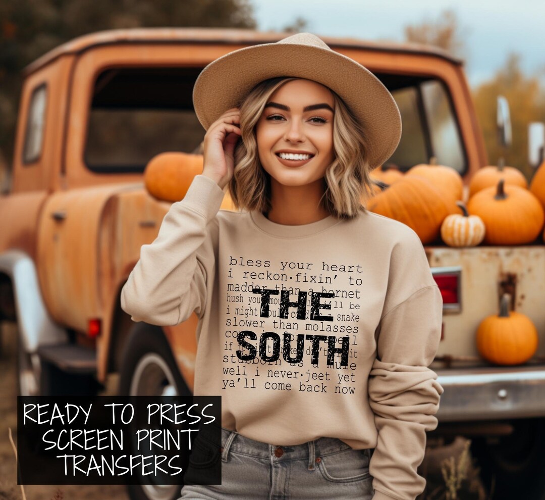 READY TO PRESS Screen Print Transfer | the South Screen Print Transfer ...
