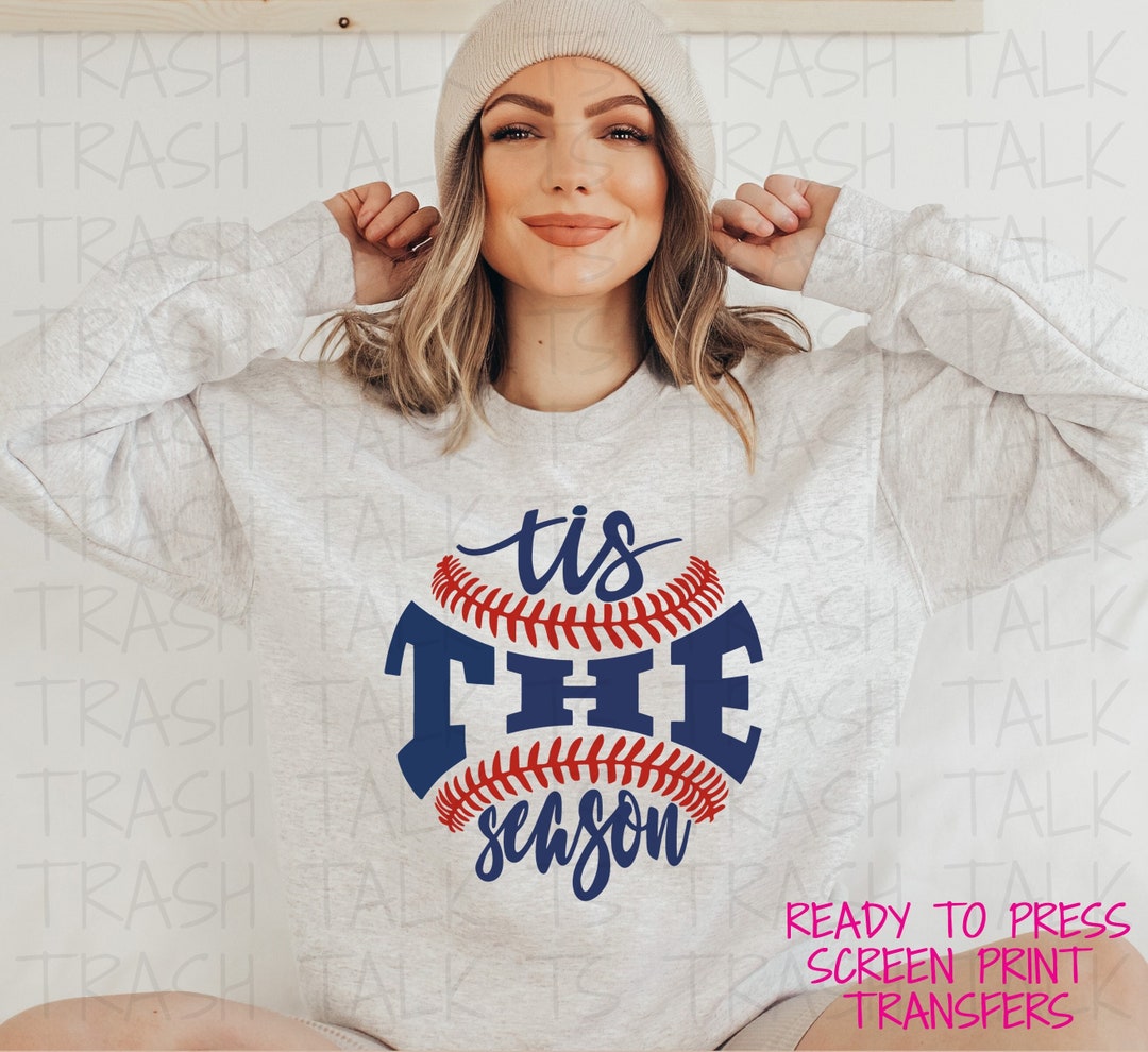 READY TO PRESS Screen Print Transfer | Tis the Season Baseball Screen ...
