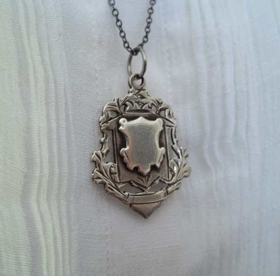 1899 Victorian Sterling Fob Medal Silver Hallmarks 24… - Gem