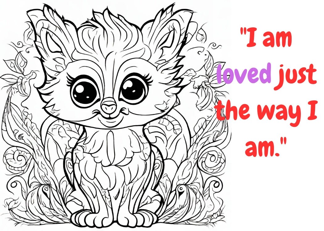 10 color Me Animal Printable Note Cards - Etsy