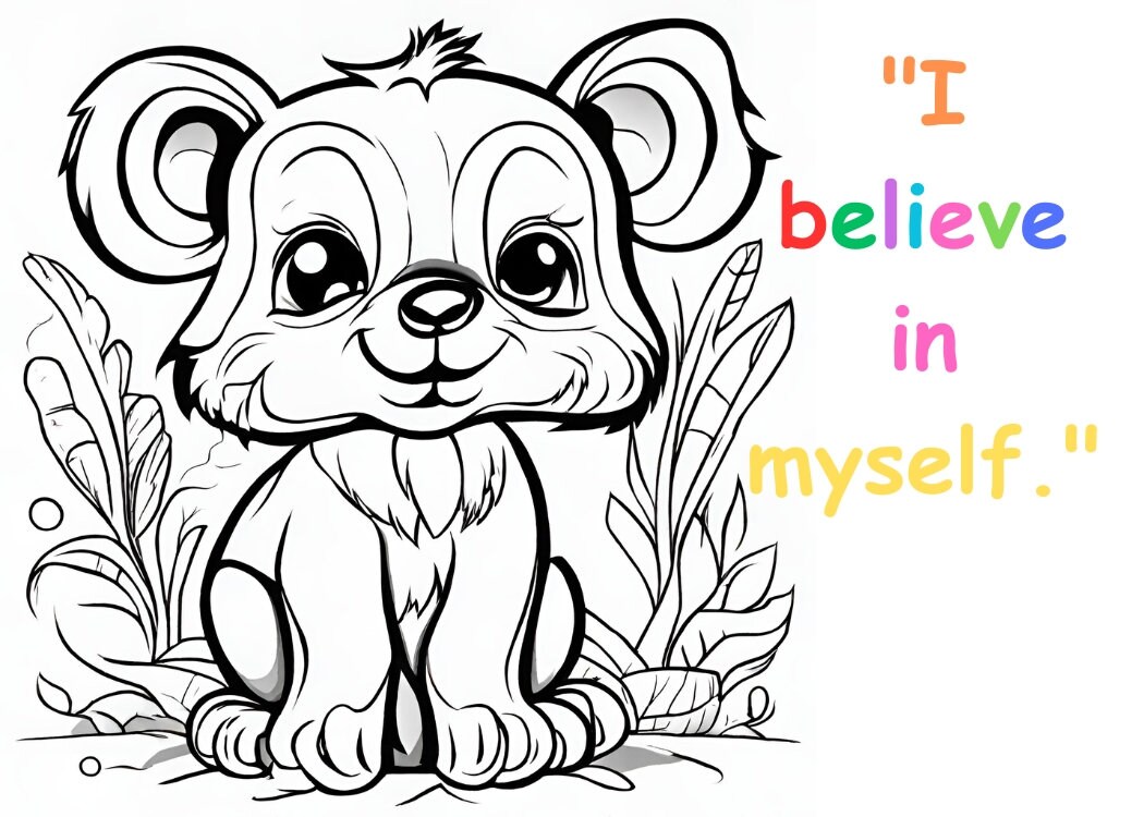 10 color Me Animal Printable Note Cards - Etsy