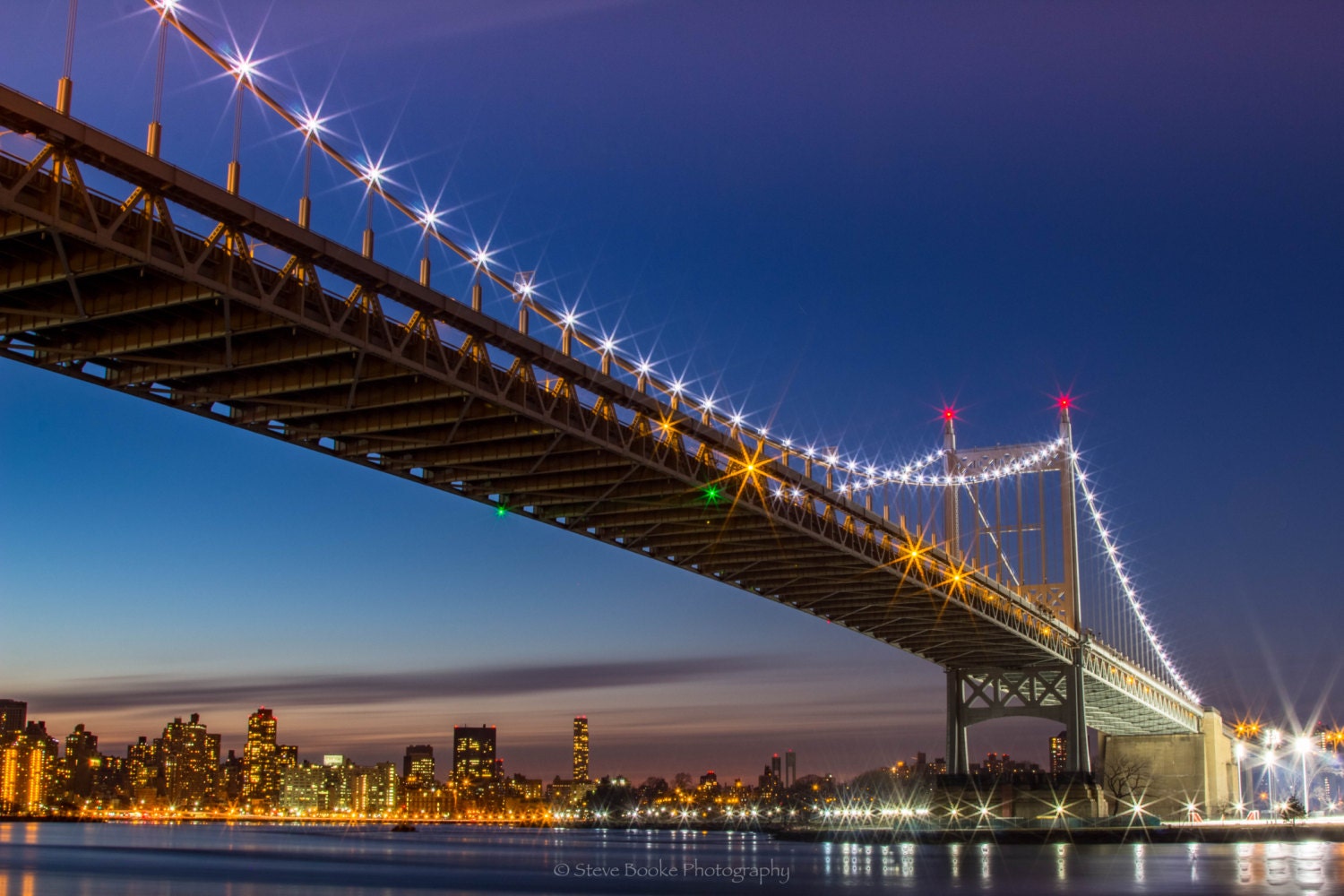 Triboro (RFK) Bridge, Fine Art Print, Nyc, Long Exposure, Night Shot ...