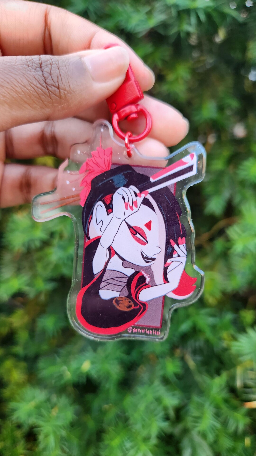 Zombie Holographic Leader Keychain - Etsy