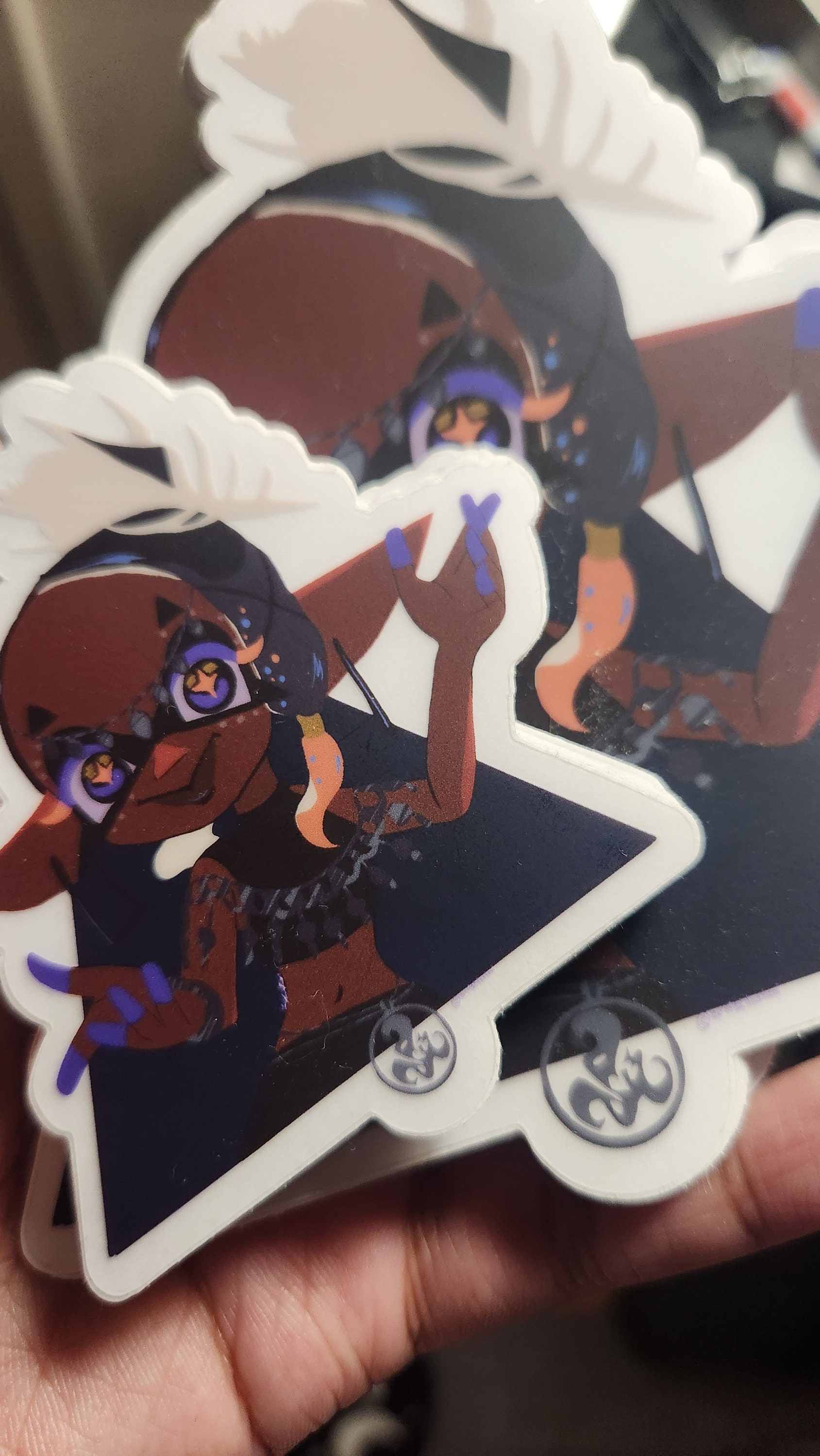 Skeleton Leader Glitter Sticker - Etsy