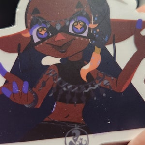 Skeleton Leader Glitter Sticker - Etsy