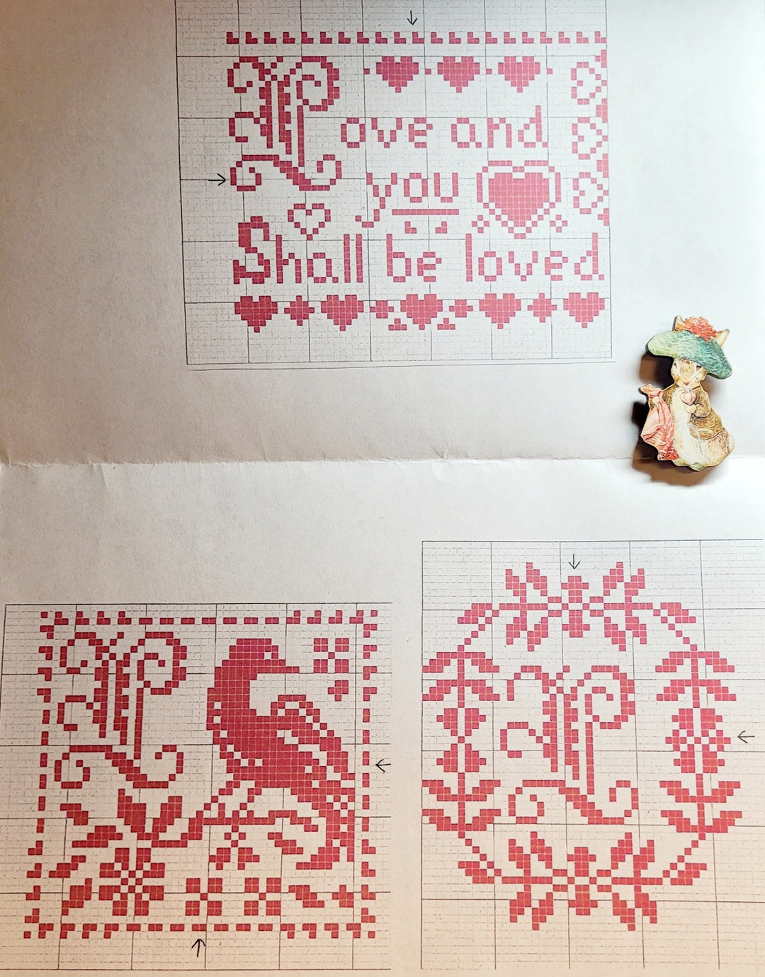 Alphabet Ornament Collection Letter L Counted Cross-stitch Pattern by ...
