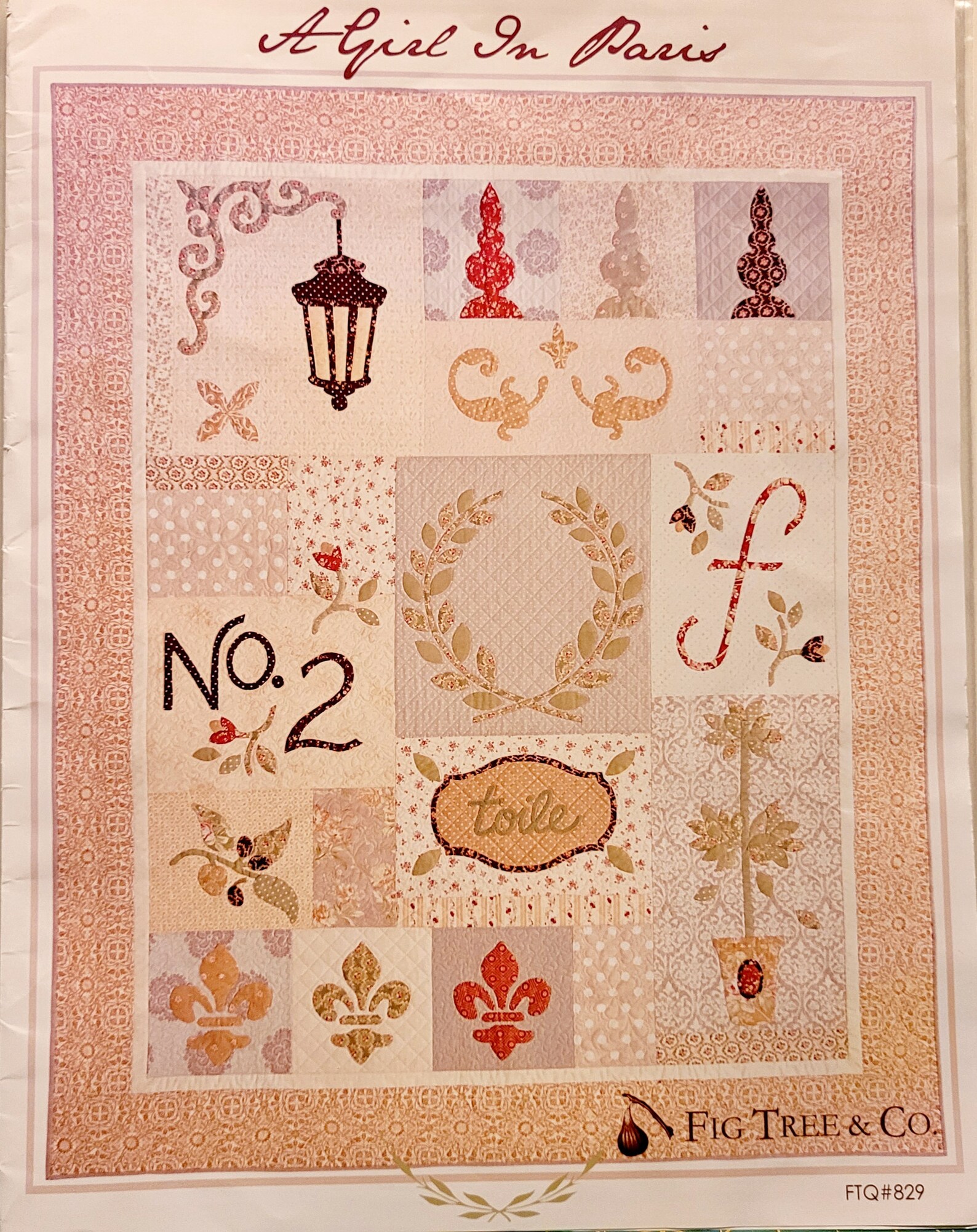 A Girl in Paris Quilt Pattern From Fig Tree & Co. - Etsy