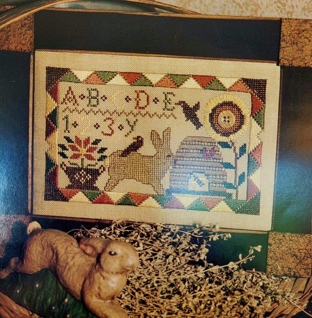 Summer Hare Sampler Counted Cross-stitch Pattern by Sandra Sullivan for ...