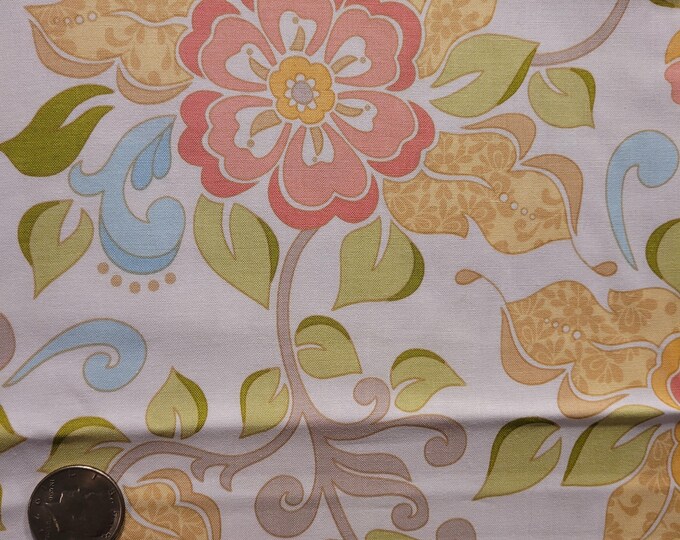 3 Yards Priscilla Cotton Fabric by Lila Tueller for Riley Blake Designs ...