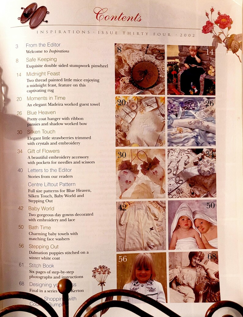 Set of 3 Issues of Inspirations: the World's Most Beautiful Embroidery ...