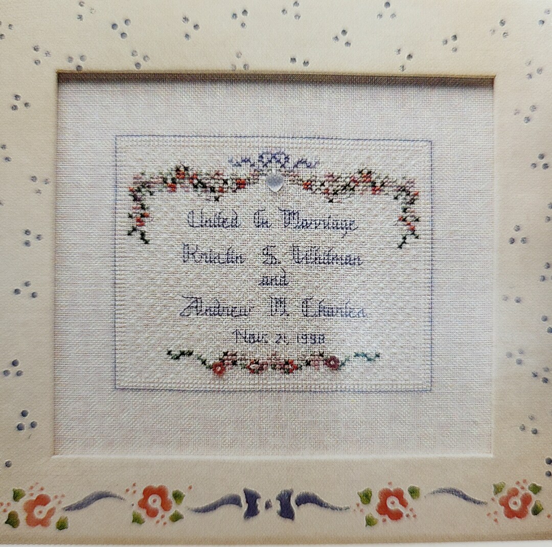 Pair of JBW Sweet Nothings Wedding Counted Cross-stitch Patterns - Etsy