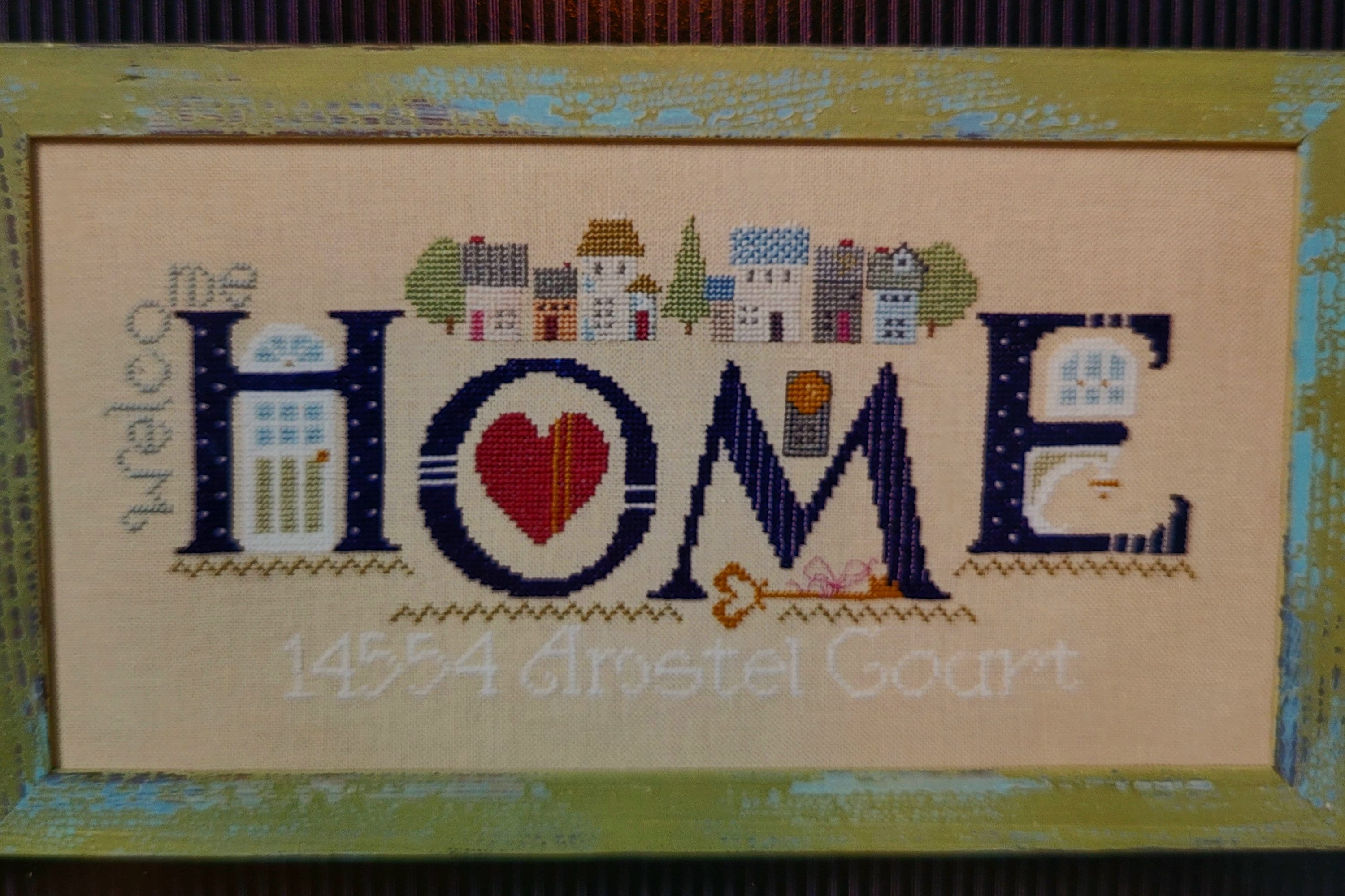 Welcome Home Counted Cross-stitch Pattern From the Cricket Collection ...