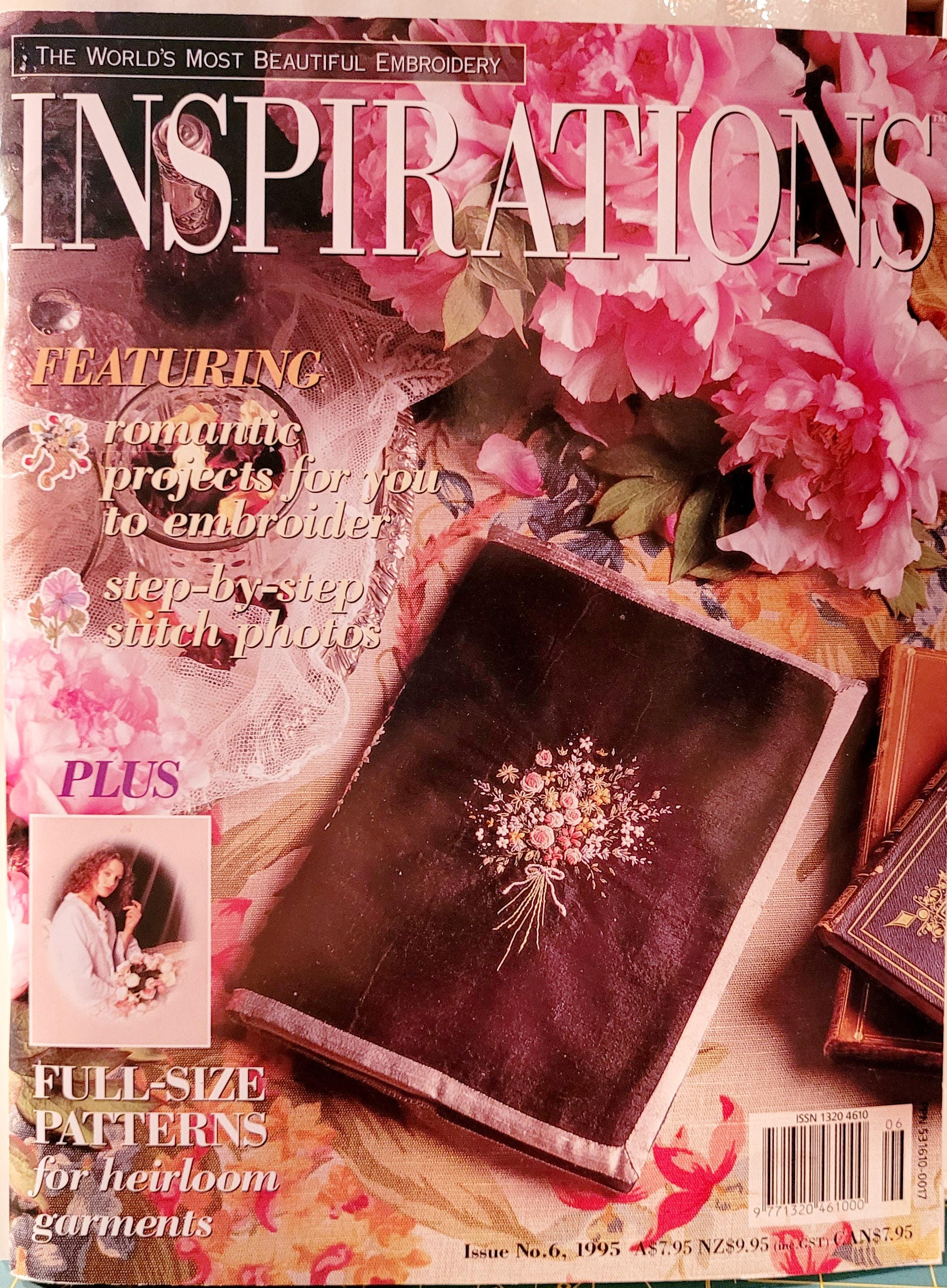 Set of 3 Issues of Inspirations: the World's Most Beautiful Embroidery ...