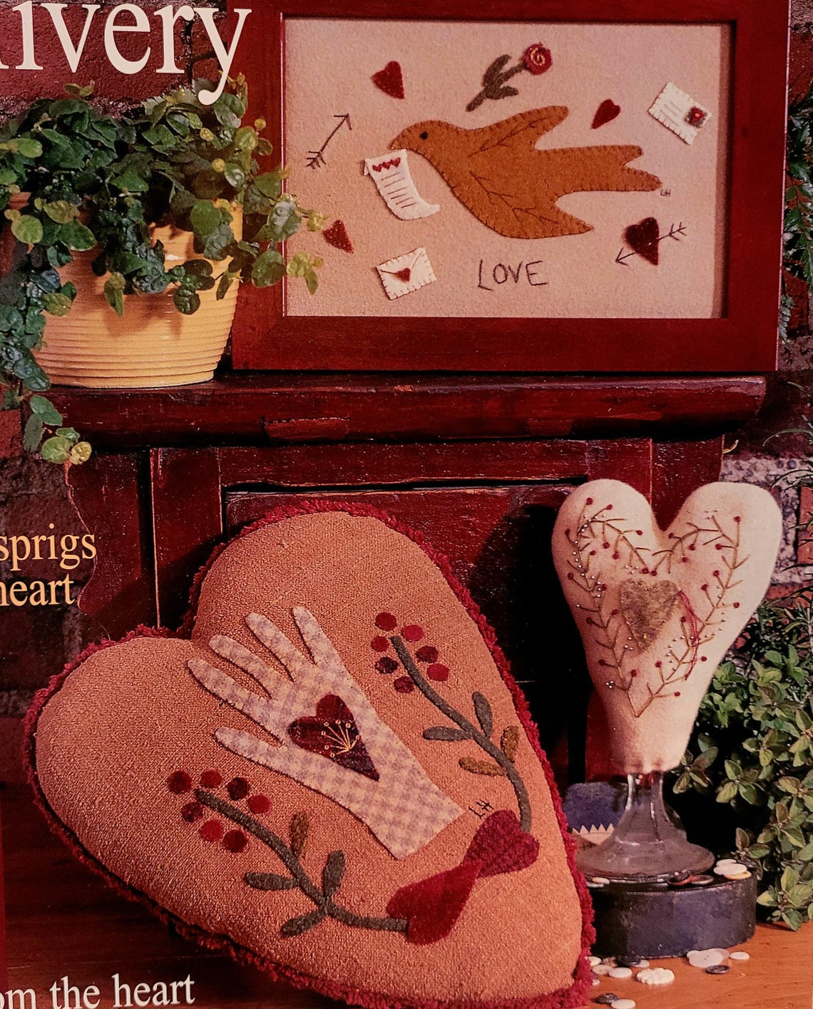 Special Delivery Wool Applique Pattern Book Designed by Lyn Hosford for ...