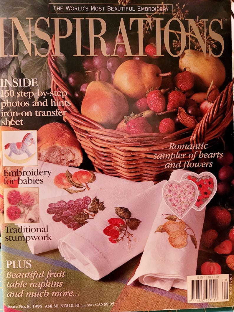 Set of 3 Issues of Inspirations: the World's Most Beautiful Embroidery ...