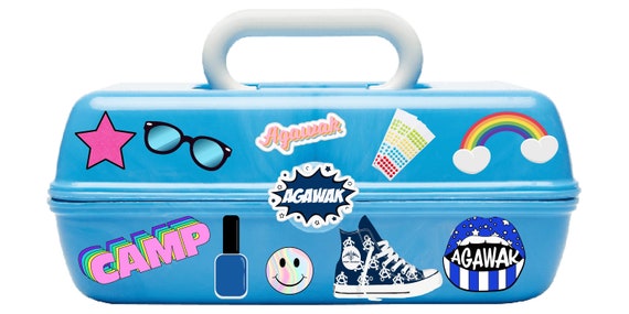 Removable Sleepaway/overnight Camp Stickers. Use on Caboodles | Etsy