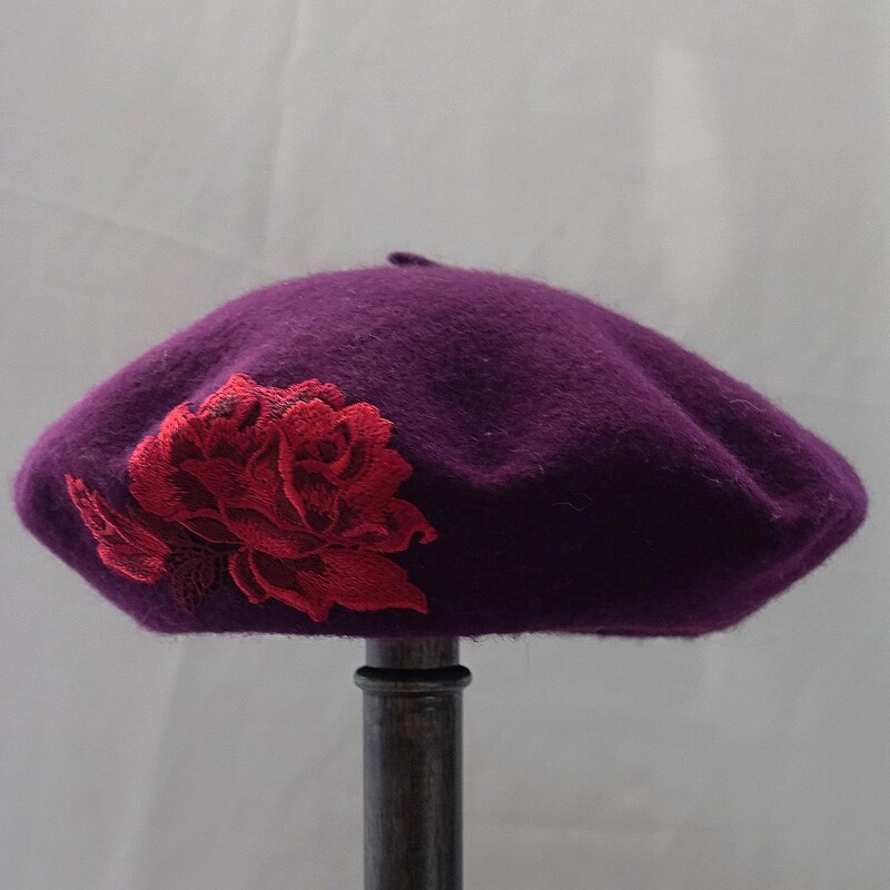 Embellished Beret - Etsy