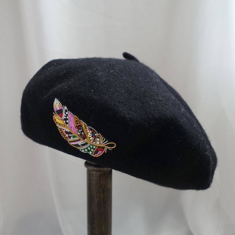 Embellished Beret - Etsy