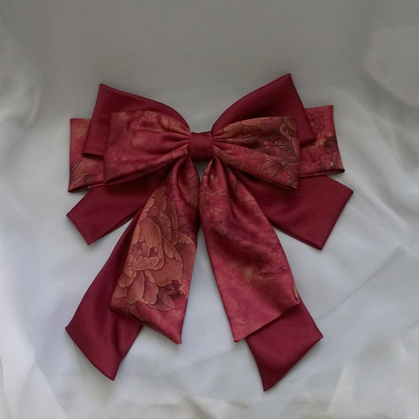 Red Hair Bow - Etsy