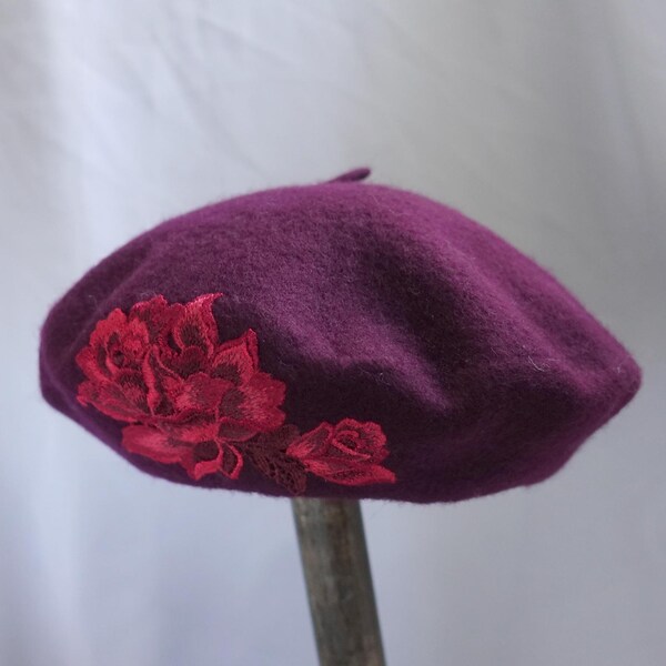 Embellished Beret - Etsy