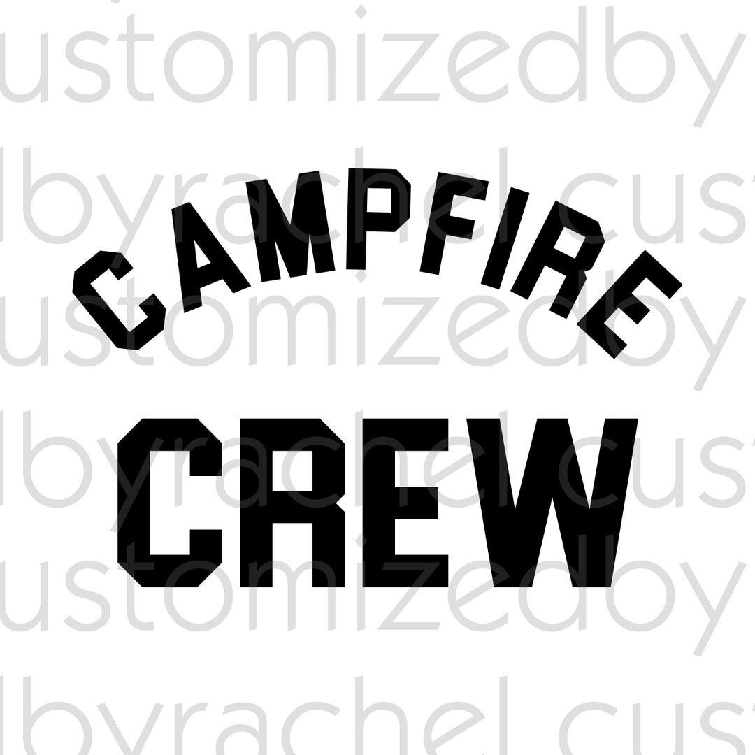 Campfire Crew Vector Graphic - Etsy