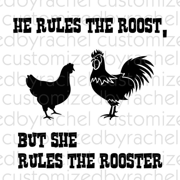 She Rules Rooster - Etsy