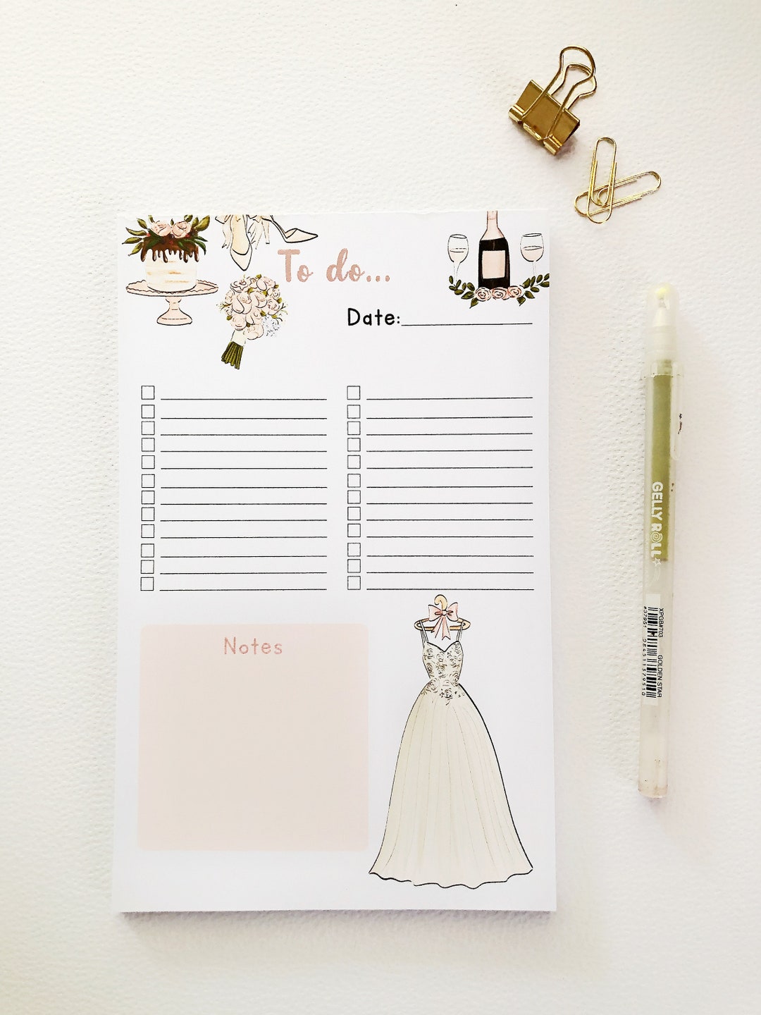 Daily Planner Notepad Fashion Notepad Daily Organizer - Etsy