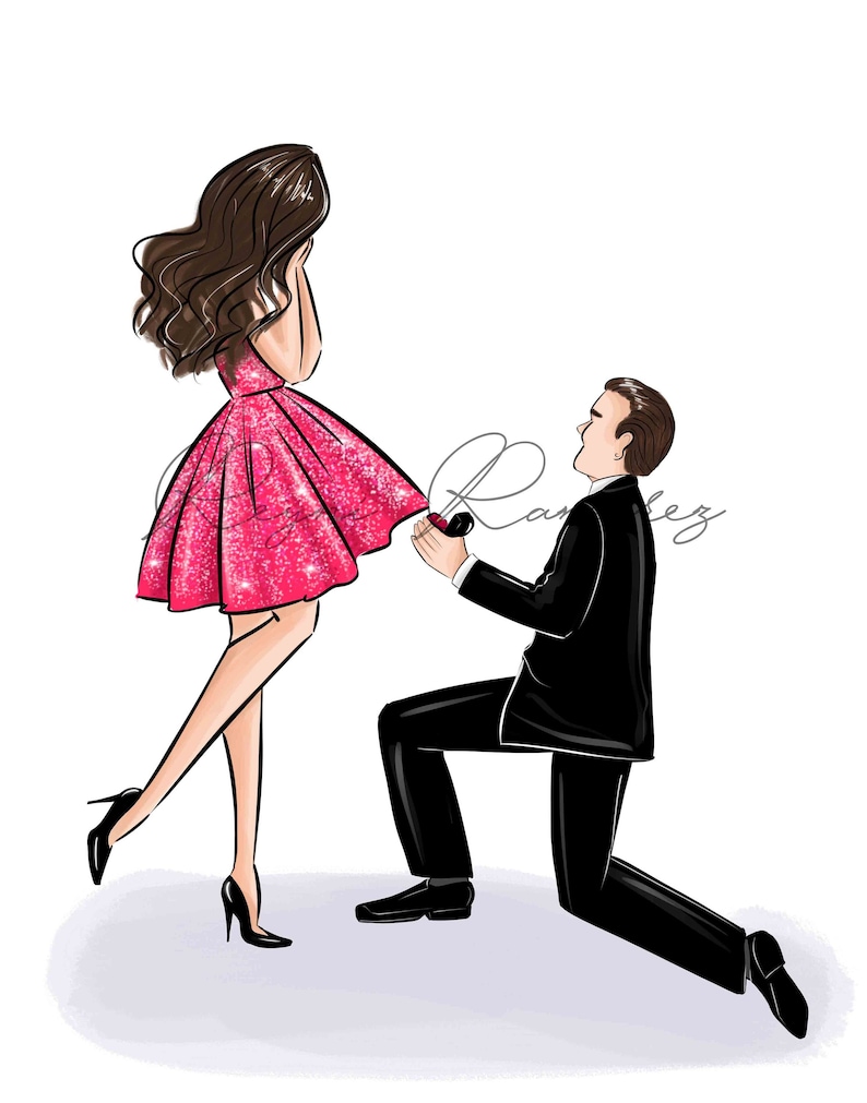Engagement Clipart Engagement Art Engagement Digital - Etsy