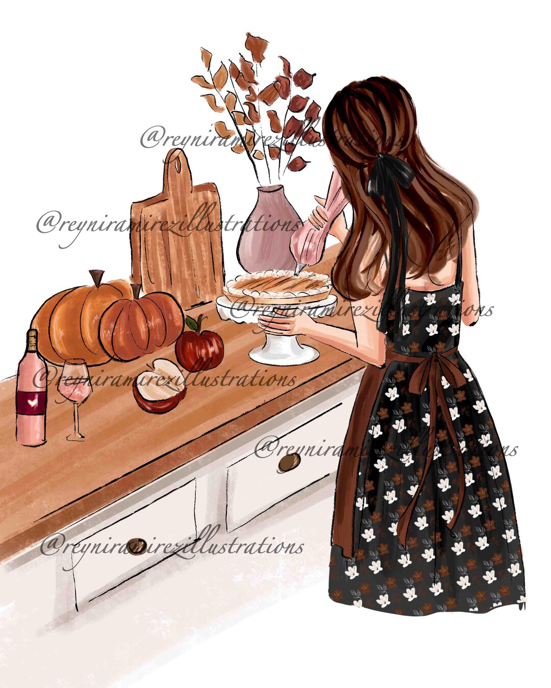 Autumn Clipart, Bakery Clipart, Fall Clipart, Pumpkin Clip Art, Cozy ...