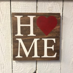 Wooden Home Sign-rustic Wood Sign-housewarming Gift-home Sign-farmhouse ...