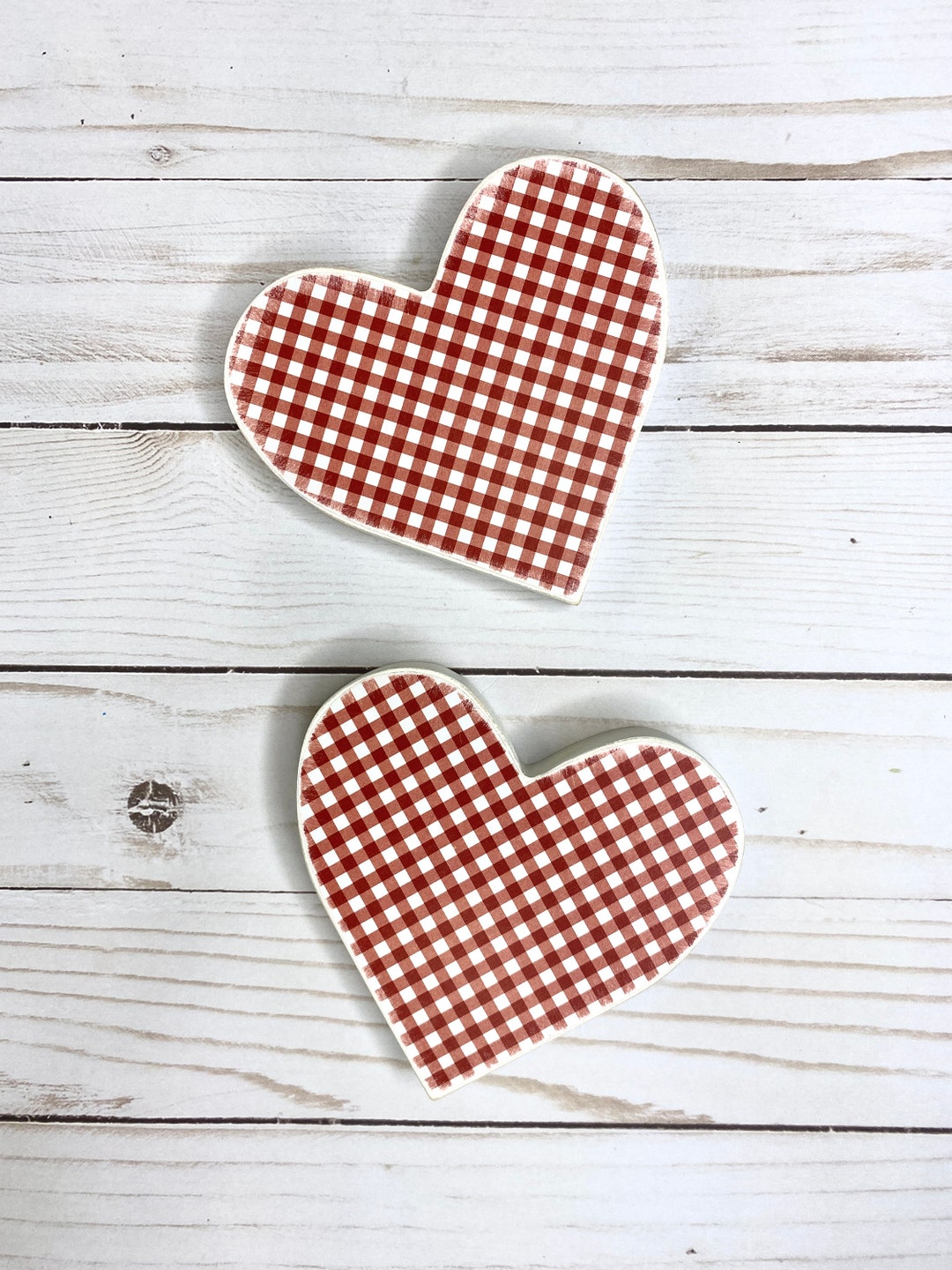 Heart Tiered Tray Decor, Small Wood Heart, Valentine Decor, Girl's Room ...