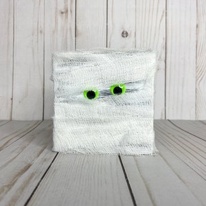 Mummy for Tiered Tray, Halloween Decoration, Wood Stand Alone Mummy ...